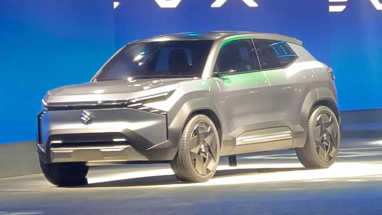Maruti Suzuki EVX Concept Electric SUV Showcased At Auto Expo 2023 Looks Stunning And Rugged ...