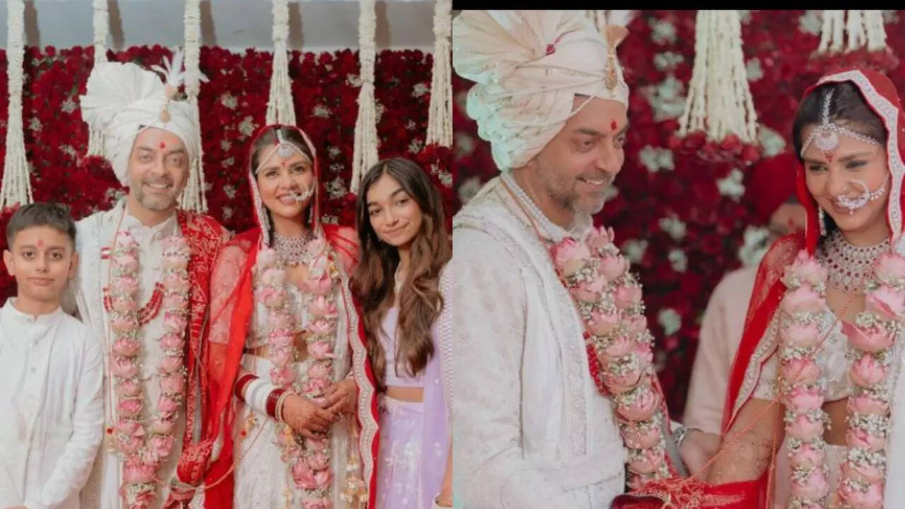 dalljeit kaur tie knot with businessman nikhil patel actress shared her wedding photos- | टीवी ...