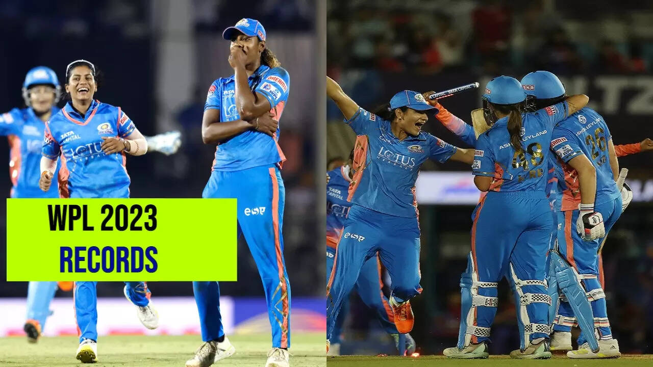 wpl 2023 records includin issy wong hattrick to orange cap holder mag lanning and purple cap ...